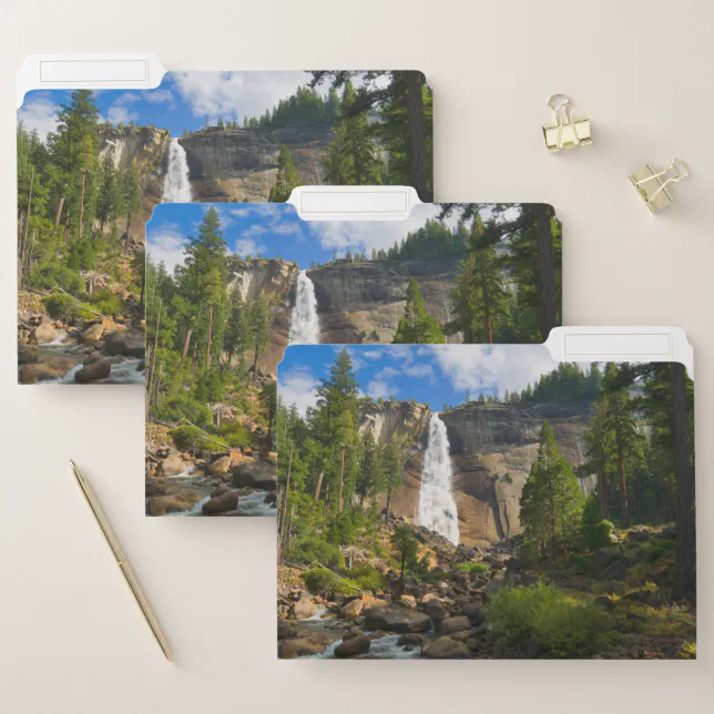 Waterfalls | Yosemite National Park File Folder | Zazzle
