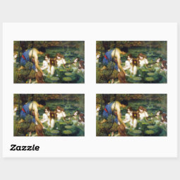 Waterhouse Hylas and the Nymphs Stickers | Zazzle