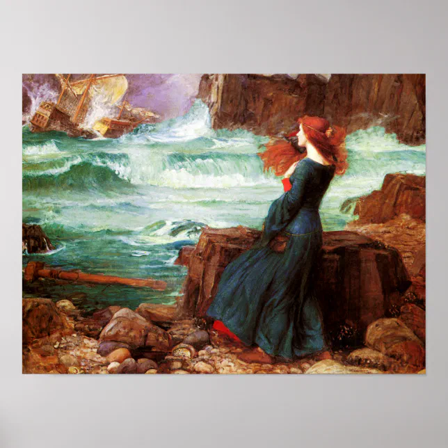 Waterhouse Miranda The Tempest Poster | Zazzle