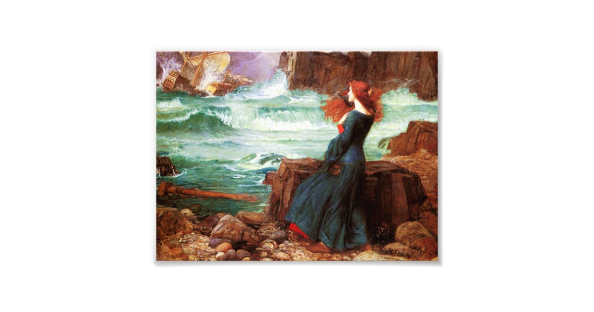 Waterhouse Miranda The Tempest Print | Zazzle