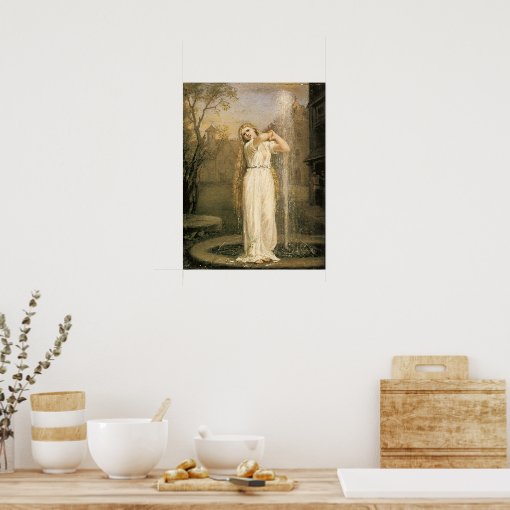 Waterhouse - Undine 1872 Poster | Zazzle