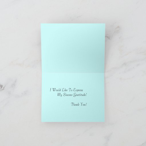 Waterlily flowers Pond waterlilies THANK YOU Card | Zazzle