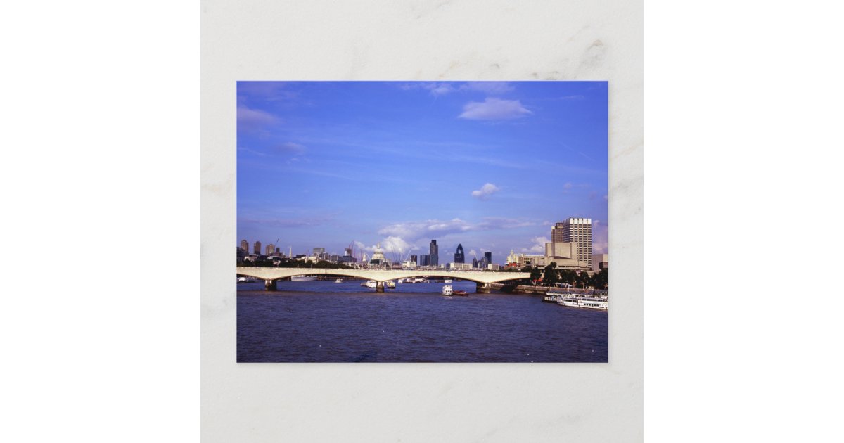 Waterloo Bridge Postcard | Zazzle