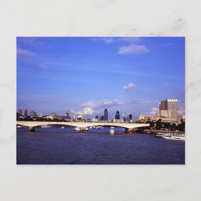 Waterloo Bridge Postcard | Zazzle
