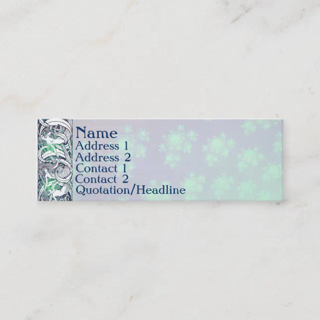 Watermark Profile Cards | Zazzle