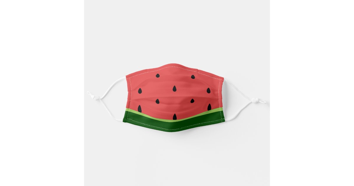 Watermelon Adult Cloth Face Mask | Zazzle