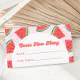 Watermelon Baby Shower Guess How Many Game Enclosure Card | Zazzle