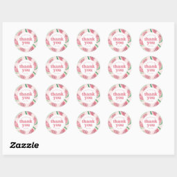 Watermelon Birthday Classic Round Sticker | Zazzle