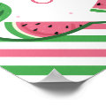Watermelon Birthday Poster | Zazzle