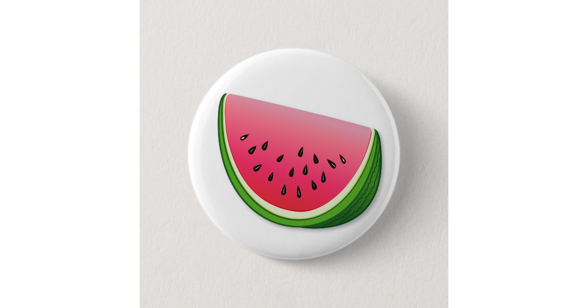 Watermelon button | Zazzle