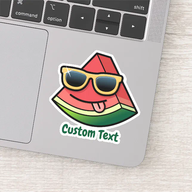 Watermelon Cartoon Sticker | Zazzle
