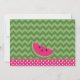 Watermelon Chevron Pendants Party Birthday Invitation | Zazzle