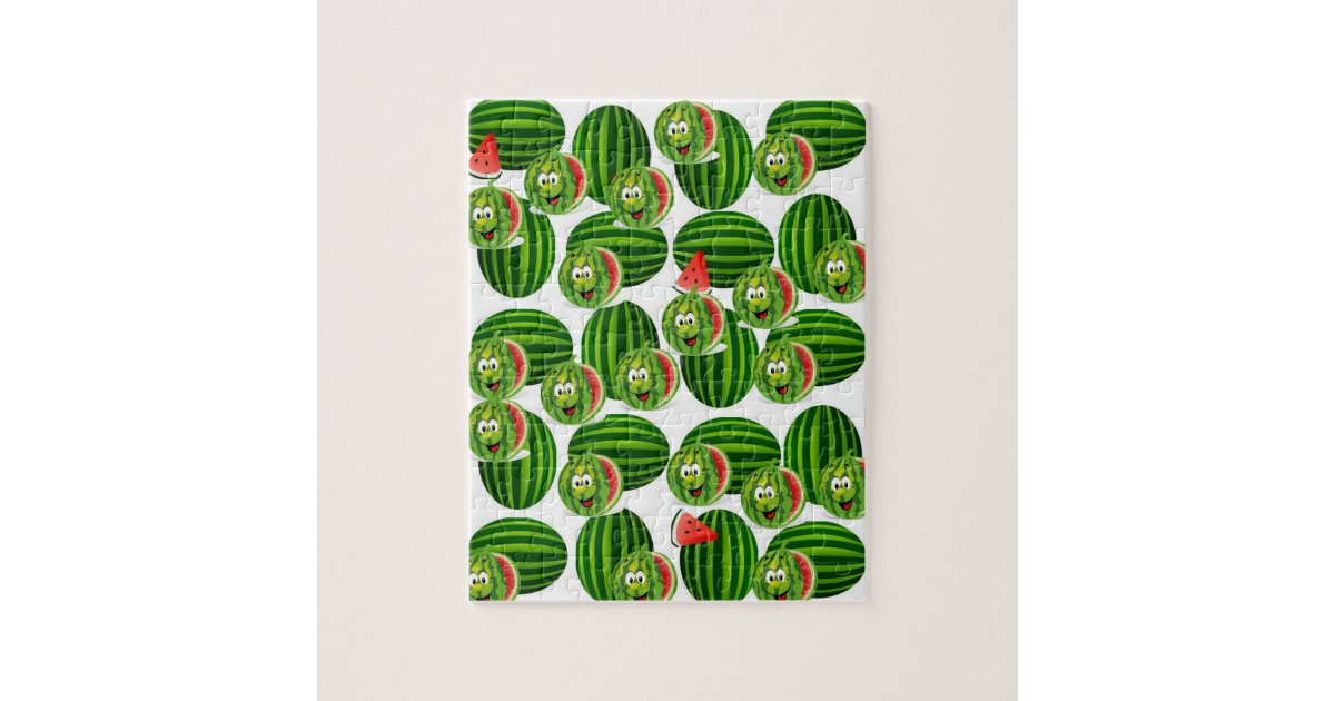 watermelon childrens jigsaw puzzle | Zazzle
