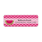 Watermelon color label | Zazzle.com