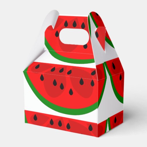 Watermelon Favor Boxes | Zazzle