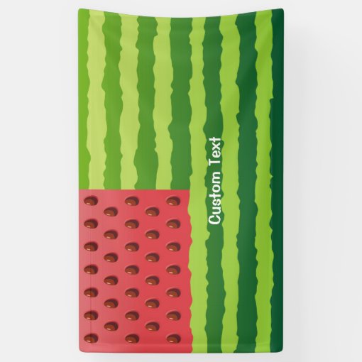 Watermelon Flag Banner | Zazzle