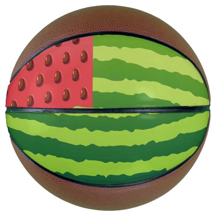 Watermelon Flag Basketball | Zazzle.com