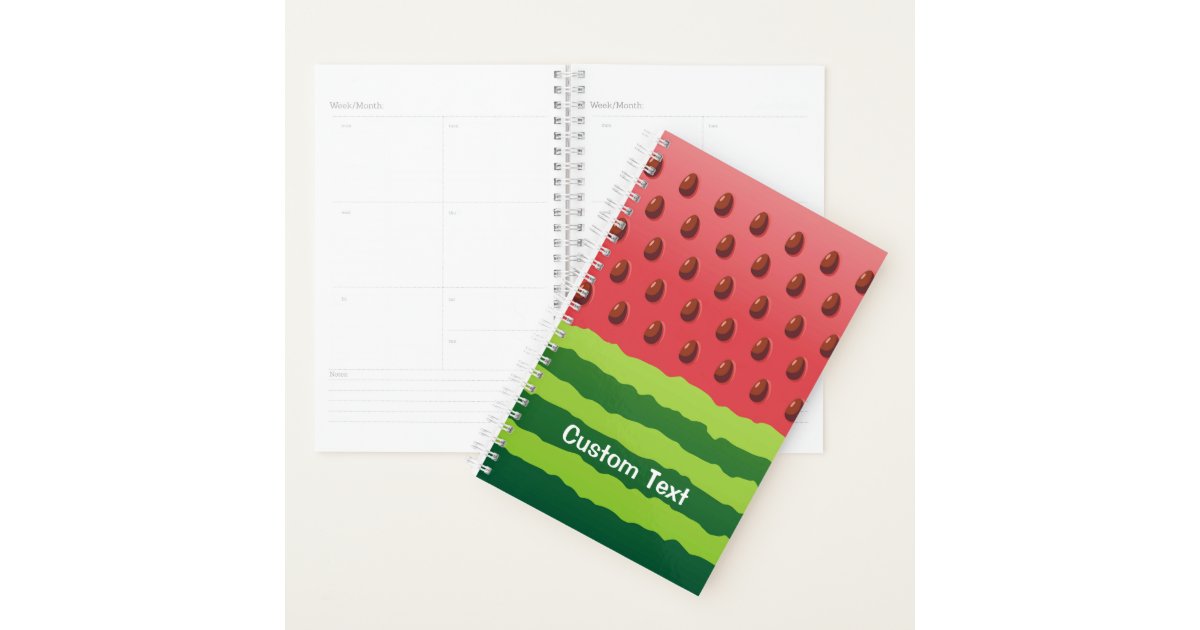 Watermelon Flag Planner | Zazzle