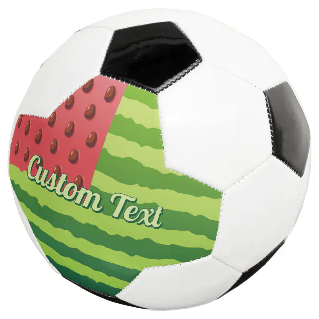 Watermelon Flag Soccer Ball | Zazzle