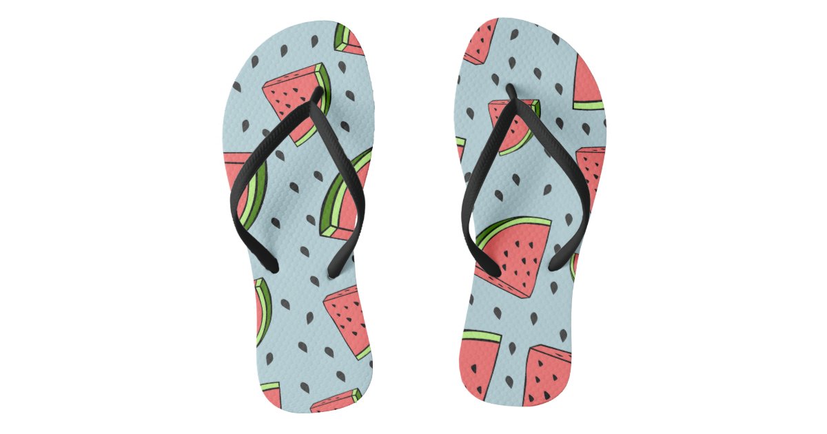 Watermelon Flip Flops | Zazzle