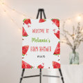 Watermelon Fruit Baby Shower Welcome Sign | Zazzle