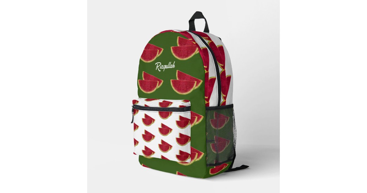 Watermelon Fun Positivity Love Printed Backpack | Zazzle