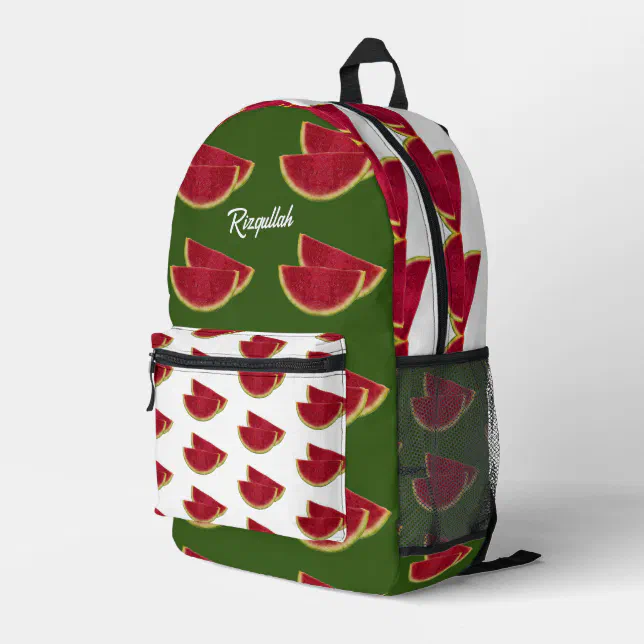 Watermelon Fun Positivity Love Printed Backpack | Zazzle