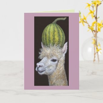 watermelon harvester card | Zazzle