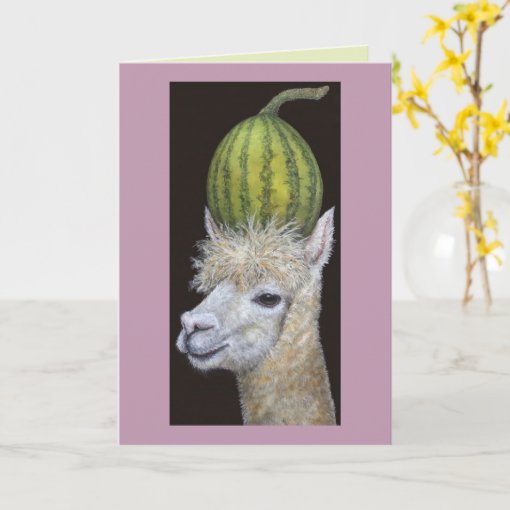 watermelon harvester card | Zazzle