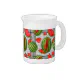 Watermelon Palestine Map Slice Beverage Pitcher | Zazzle