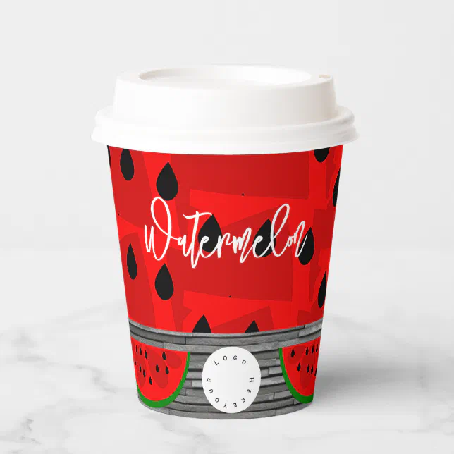 Watermelon paper cups | Zazzle