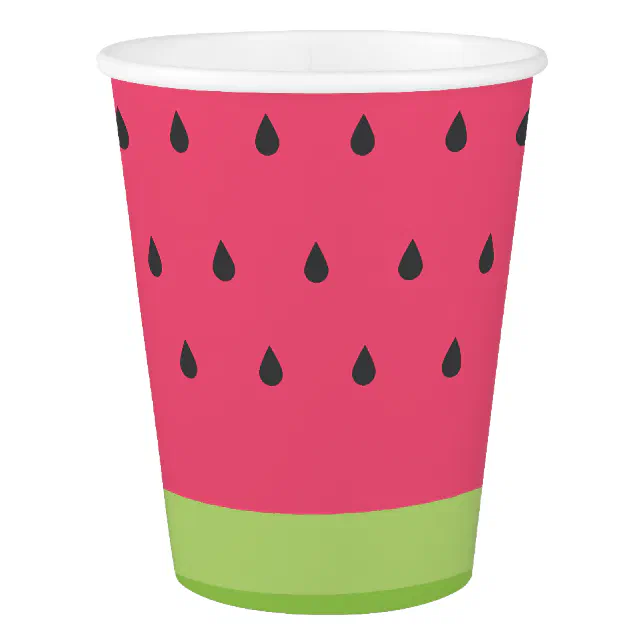 Watermelon Paper Cups | Zazzle