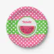 Watermelon paper plates | Zazzle