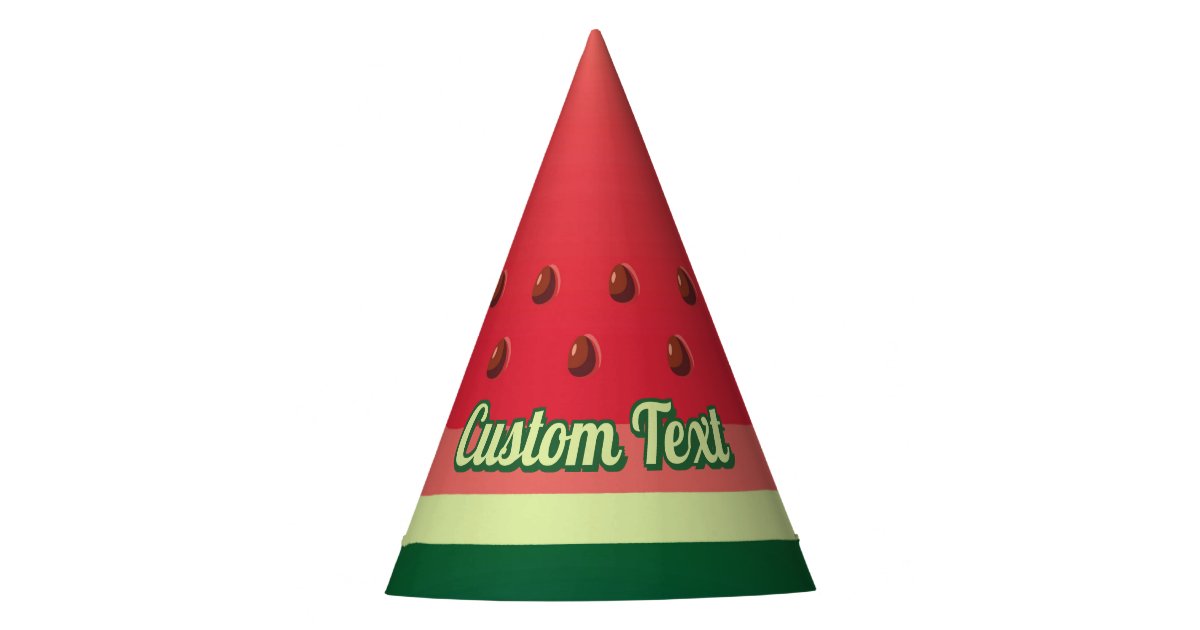 Watermelon Party Hat | Zazzle