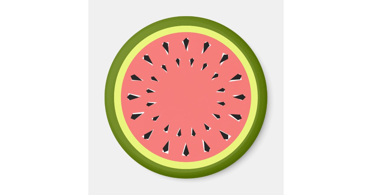 Watermelon Pink Magnet | Zazzle