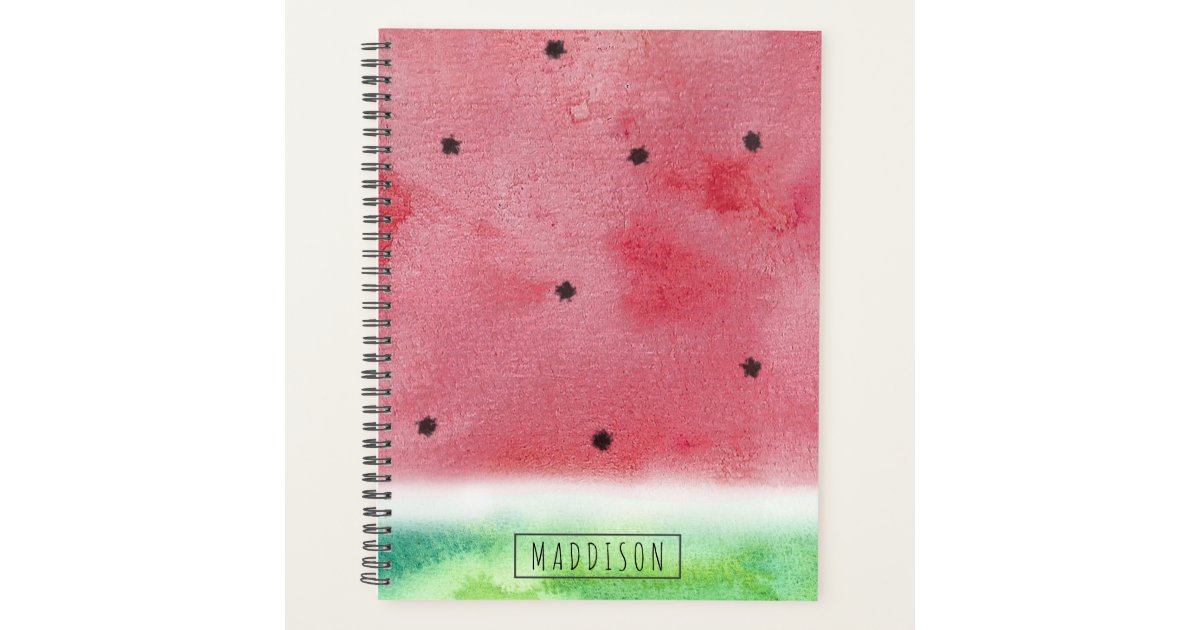 Watermelon Planner, Watermelon Diary Planner | Zazzle