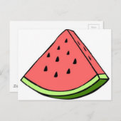 Watermelon Postcard | Zazzle