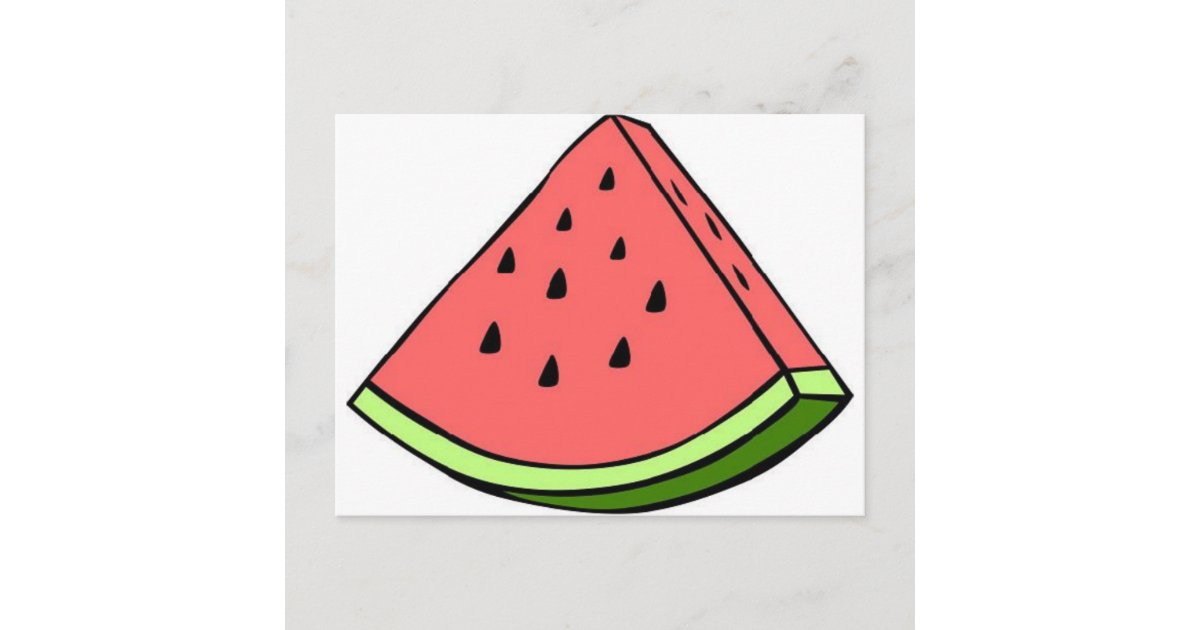 Watermelon Postcard | Zazzle