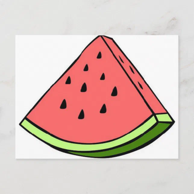 Watermelon Postcard | Zazzle