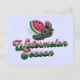 Watermelon Season Ladybug Postcard | Zazzle