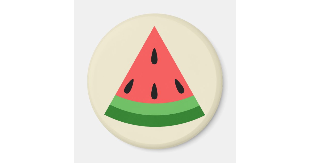 Watermelon Slice Magnet | Zazzle