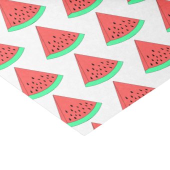 Watermelon Slice Tissue Paper | Zazzle