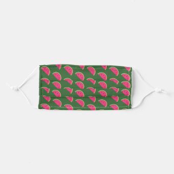 Watermelon Slices Adult Cloth Face Mask | Zazzle