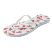 watermelon slices pattern flip flops | Zazzle