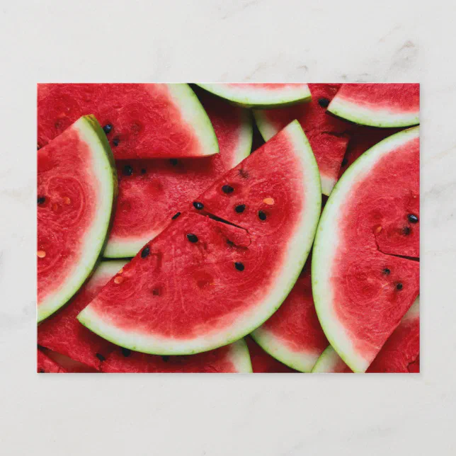 Watermelon Slices Postcard | Zazzle