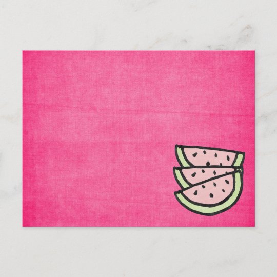 Watermelon Slices Postcard | Zazzle.com