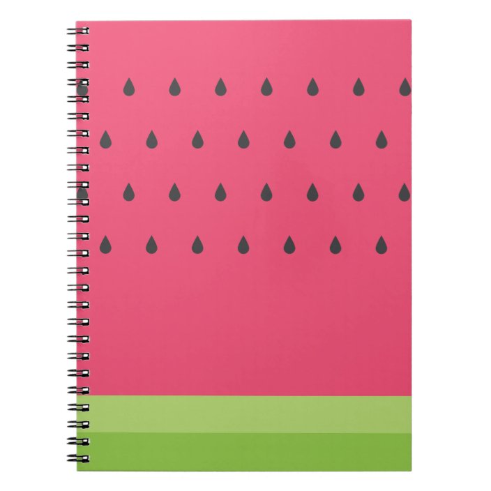 Watermelon Spiral Notebook | Zazzle.com
