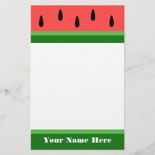 Watermelon Stationery | Zazzle.com