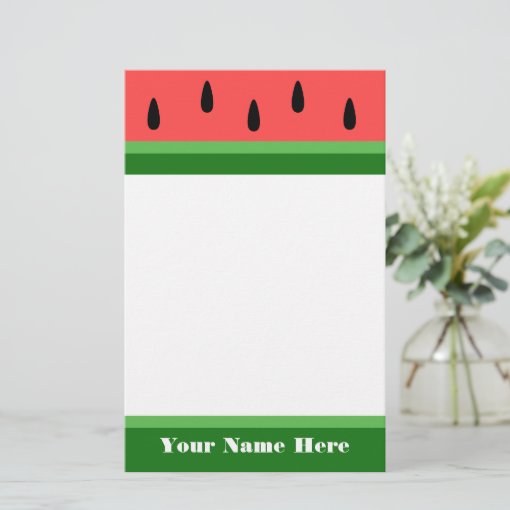 Watermelon Stationery | Zazzle