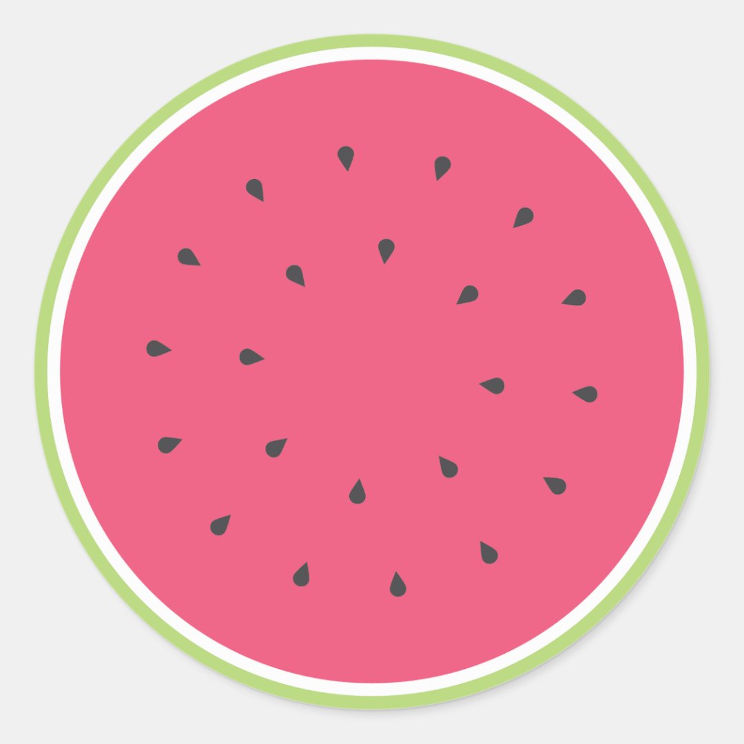 Watermelon Sticker | Zazzle